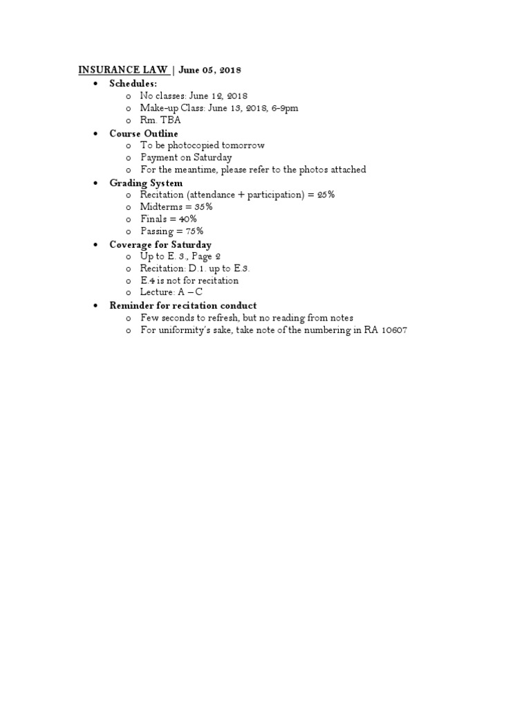June 05 - Insurance Law | PDF