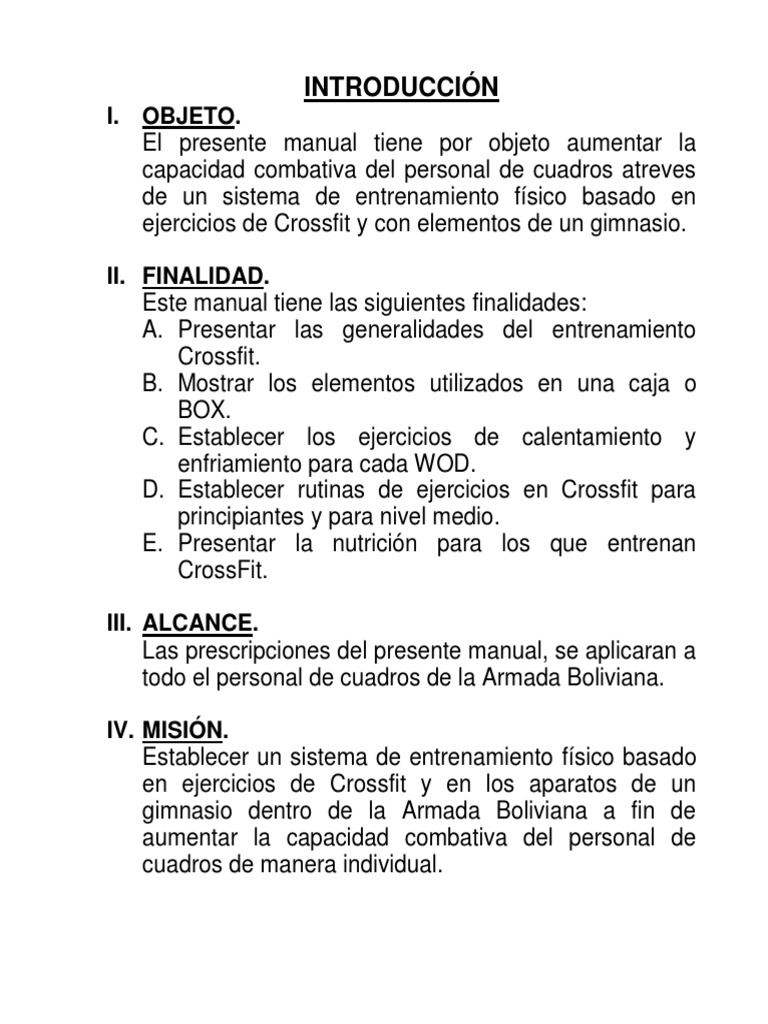 Manual de Crossfit | PDF | Alimentos | Dieta