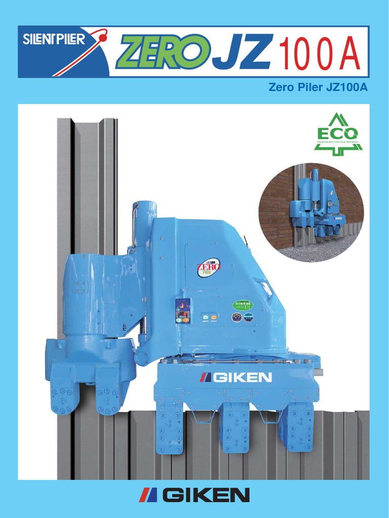 Silent Zero Piler - Jz100a | PDF | Boiler | Mechanical Engineering