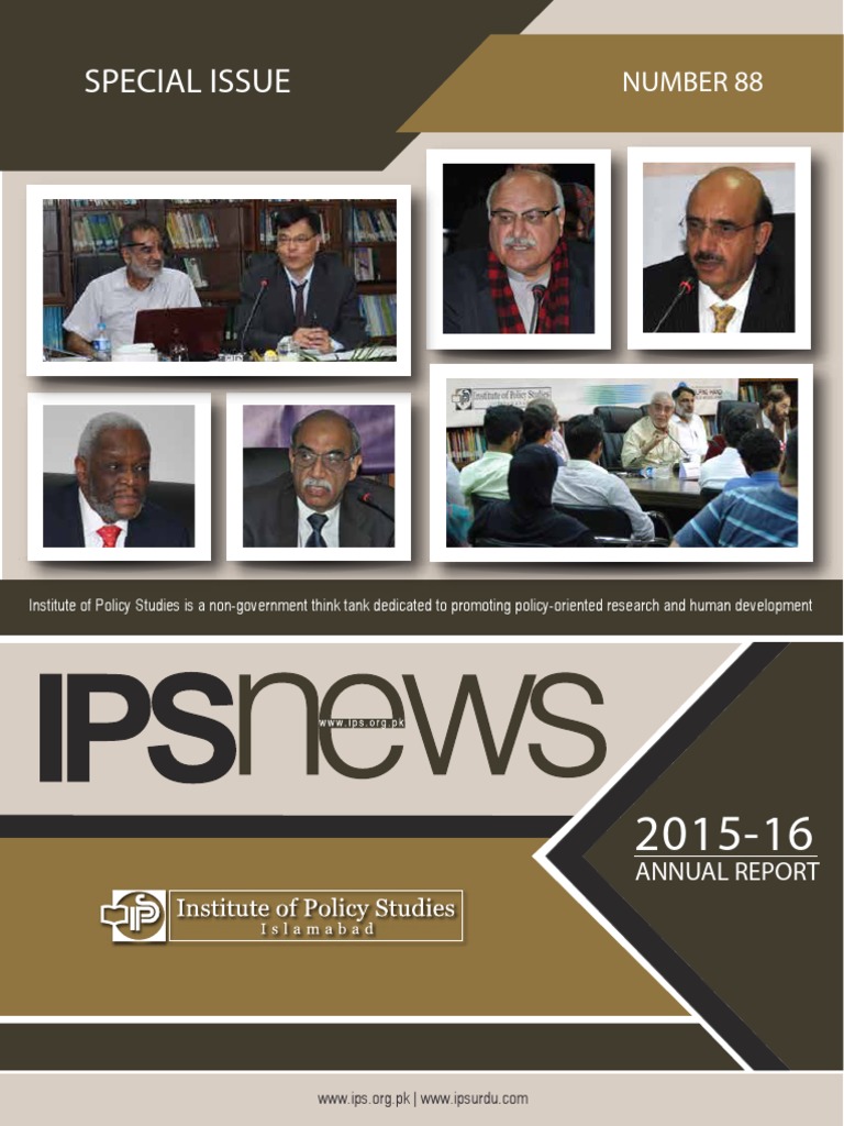 IPS Annual Report 2015-16 (IPS News No. 88) PDF | PDF | Deterrence ...