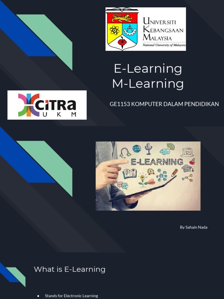 E-Learning M-Learning 1 | Download Free PDF | Educational Technology | Mobile Device