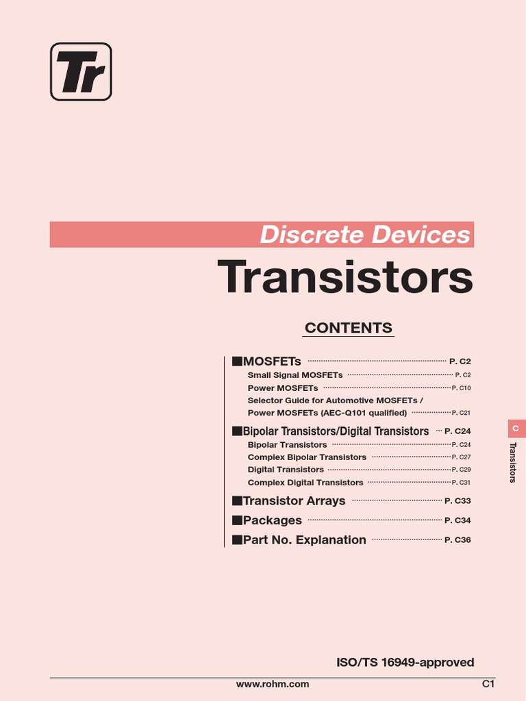 Catalog Transistor MOS-FET PDF | PDF