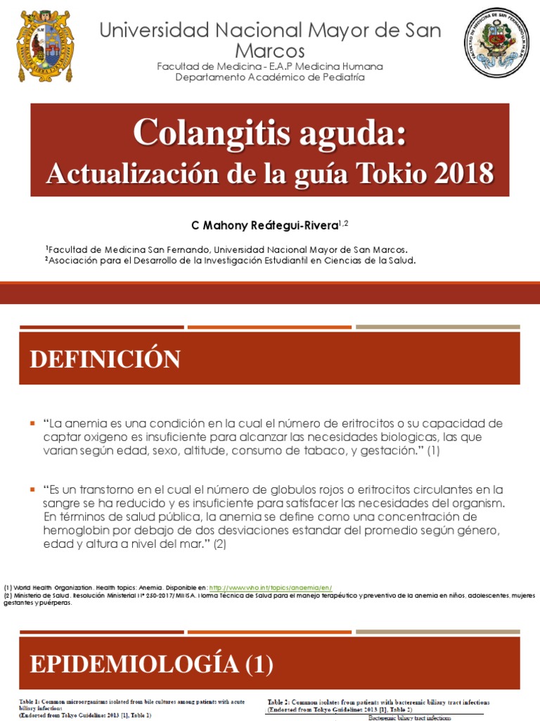 Actualización de la guía de Tokio 2018 sobre el diagnóstico y manejo de ...
