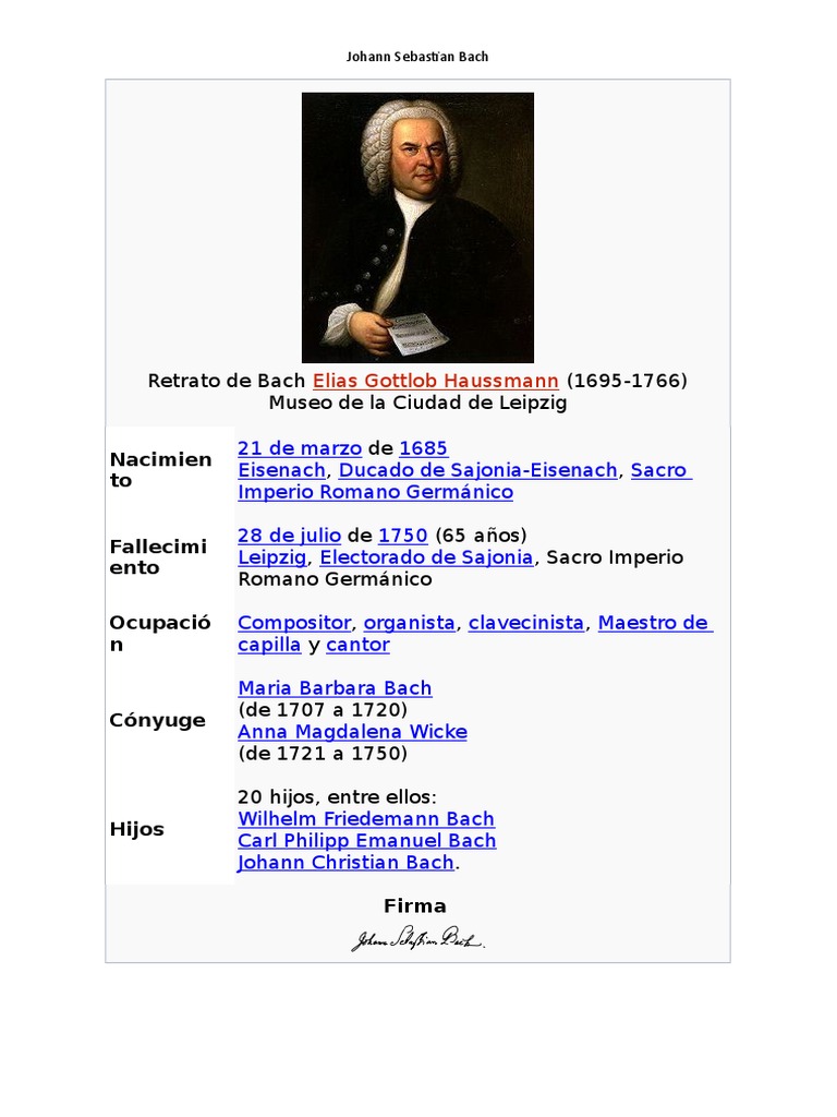 Johann Sebastian Bach | PDF | Johann Sebastian Bach | Clave