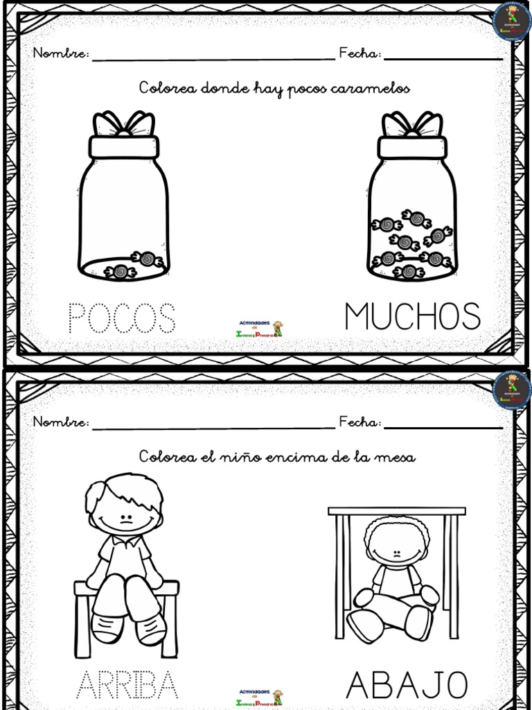 Cuadernillo Para Trabajar Conceptos En 3 Anos 6 10 Pdf