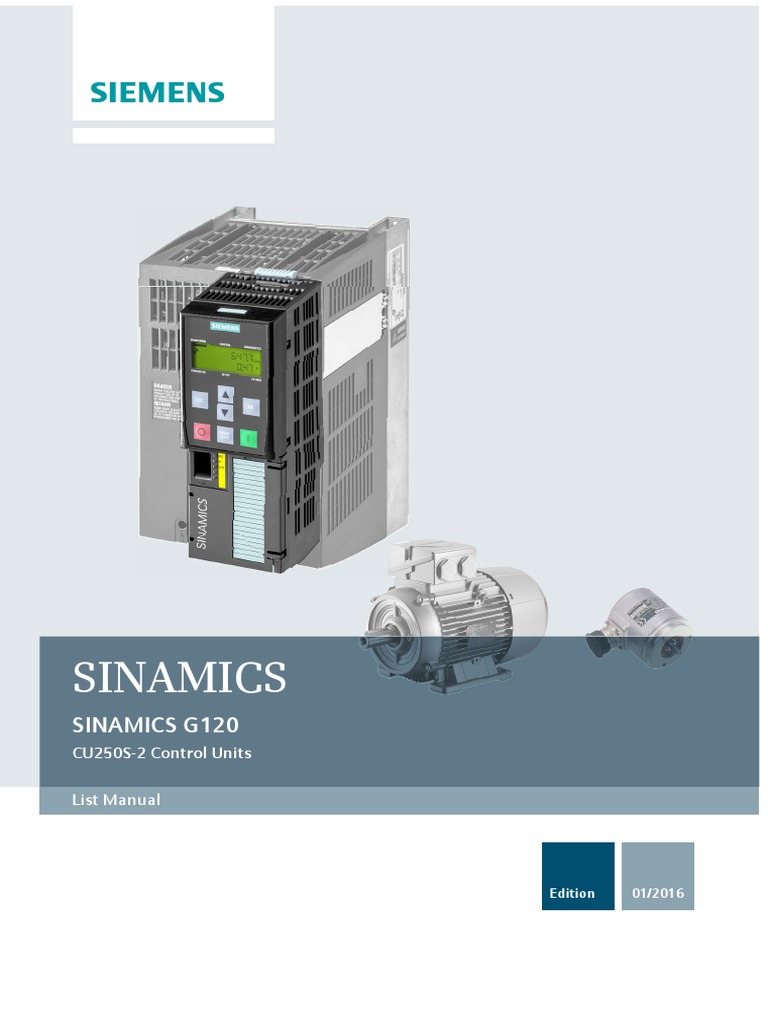 Siemens - g120 Cu250s-2 List Manual | PDF | Parameter (Computer Programming) | Data Type