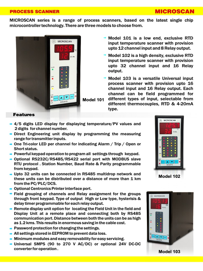 Micro Scanner | PDF | Relay | Microcontroller