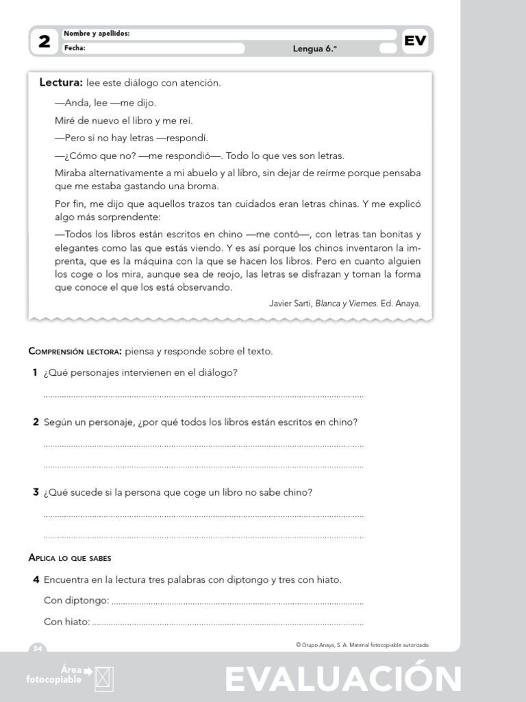 Evaluacion U02 | PDF | Lectura (proceso) | Lingüística