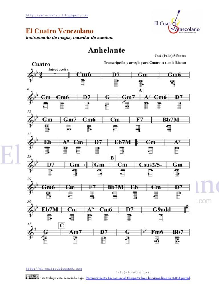 Acordes Anhelante | PDF