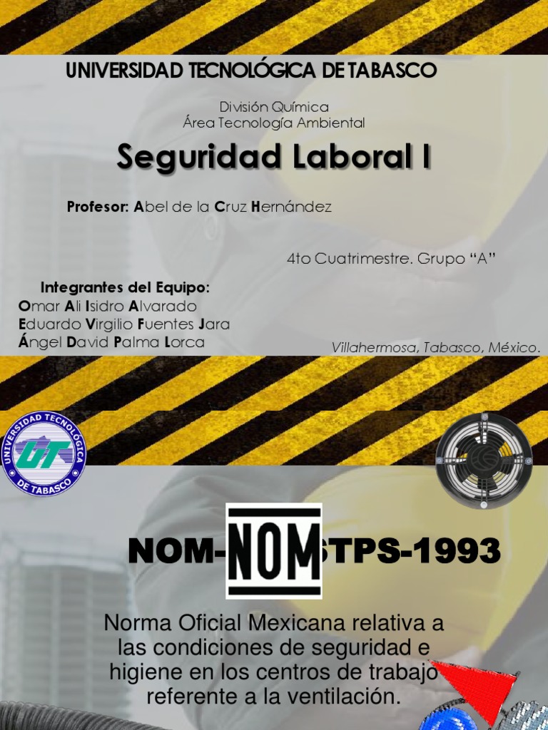 Nom 016 Stps 1993 | PDF | Seguridad y salud ocupacional | Bienestar