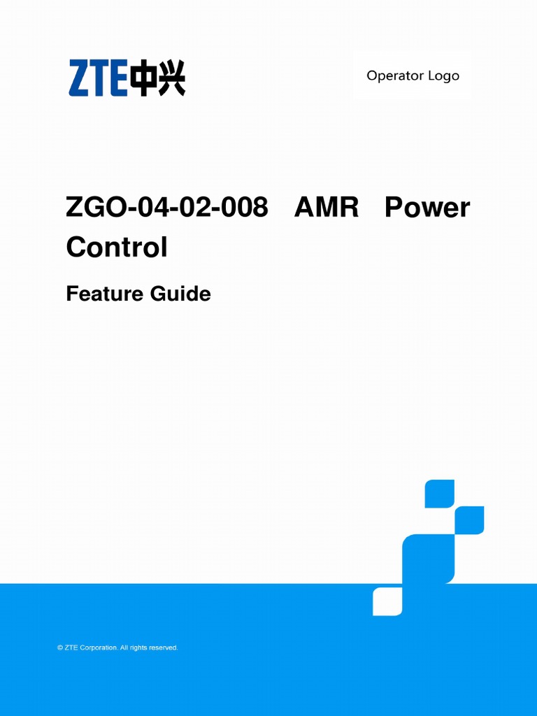AMR Power Control - Feature Guide | PDF | Telecommunications ...