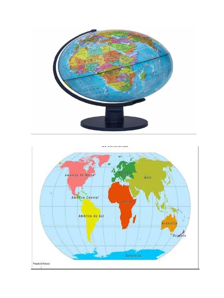 Globo Terraqueo y Planisferio | PDF