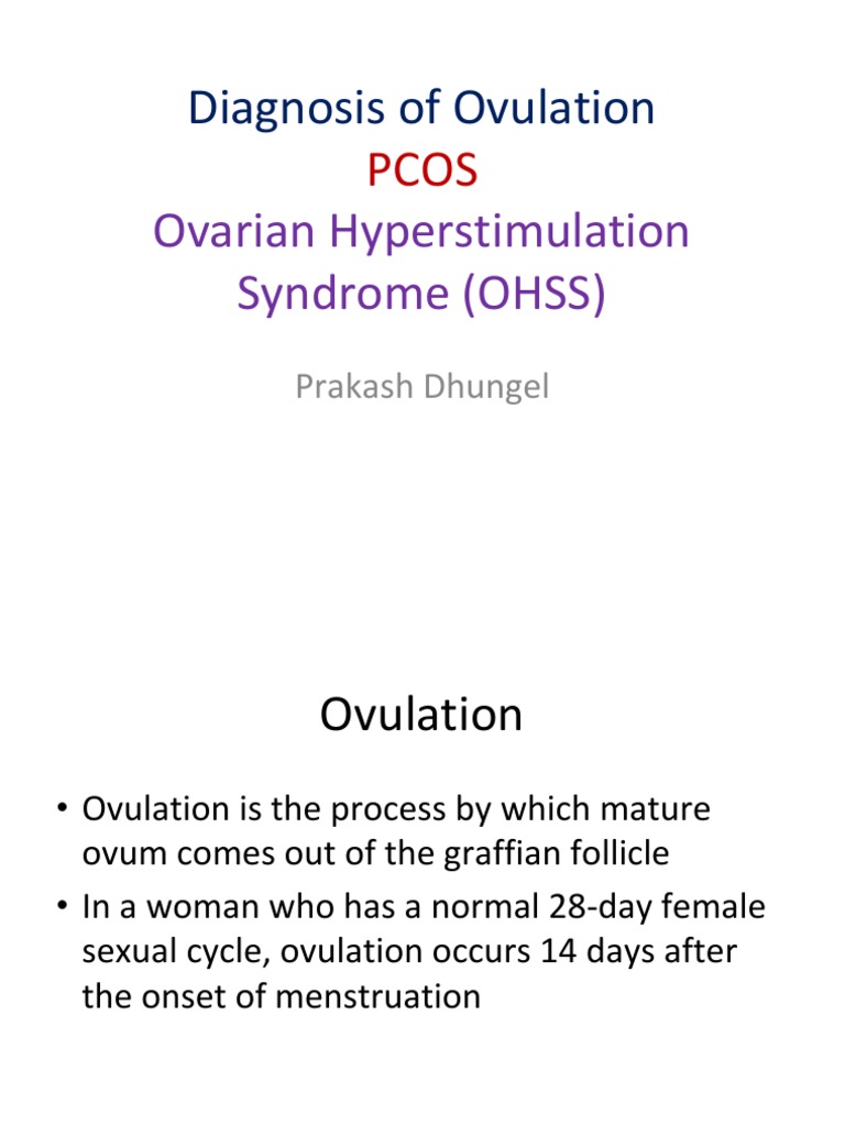 Ovulation Pcos Ohss | PDF | Luteinizing Hormone | Polycystic Ovary Syndrome
