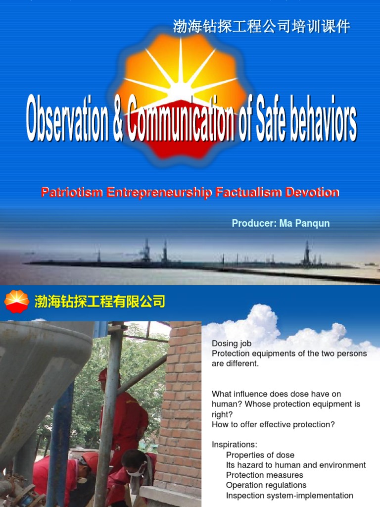 Safety Observation & Communication Guide | PDF | Safety | Observation