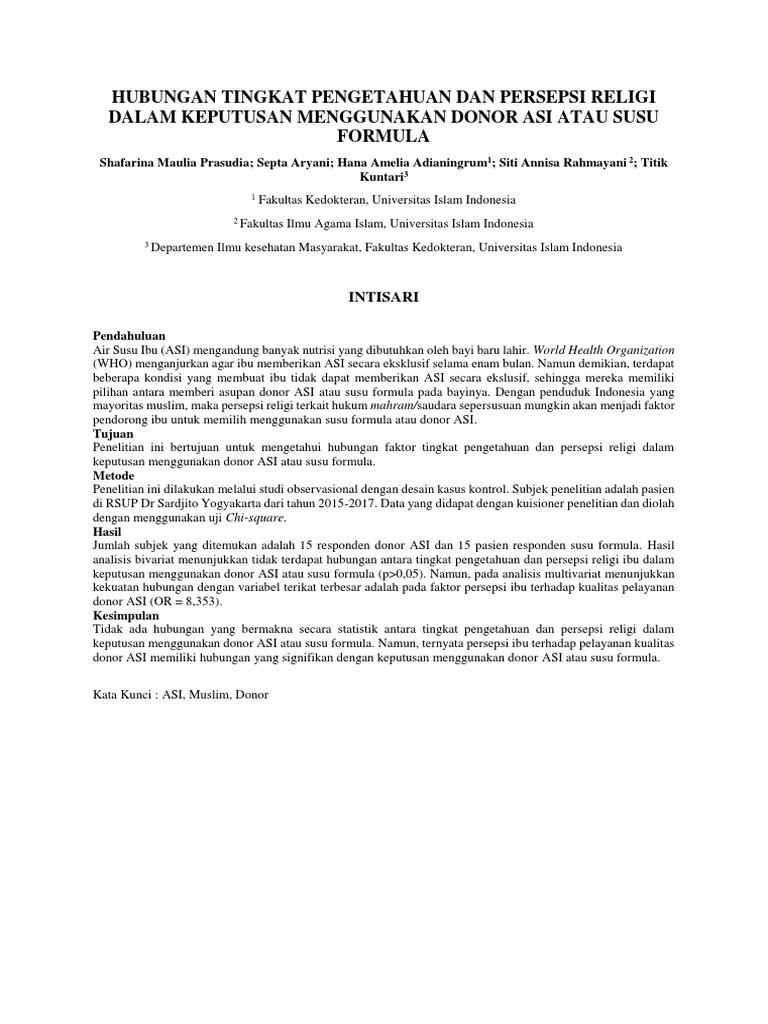 Abstrak Penelitian | PDF