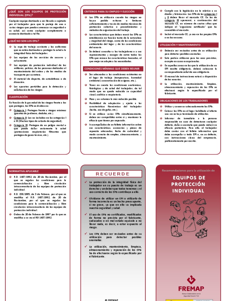 Triptico Epp | PDF | Naturaleza | Bienestar