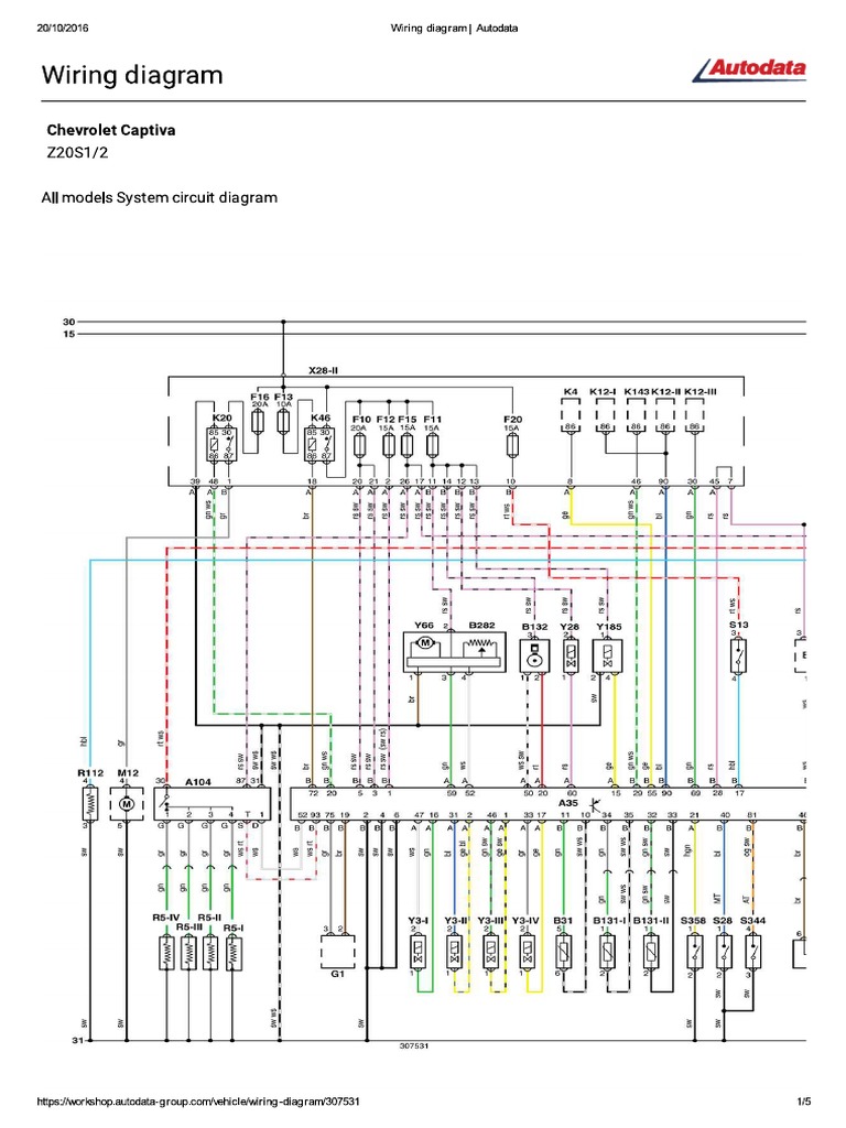 Chevrolet Captiva 2.0vcdi Motor z20s1 - 127hp | PDF