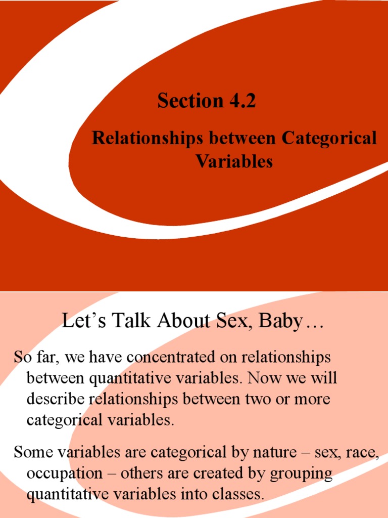 Analyzing Categorical Variable Relationships | PDF | Categorical ...
