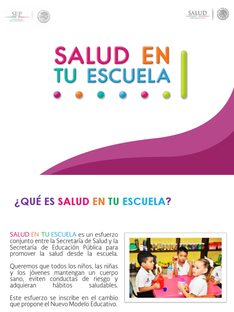 Salud en Tu Escuela | PDF