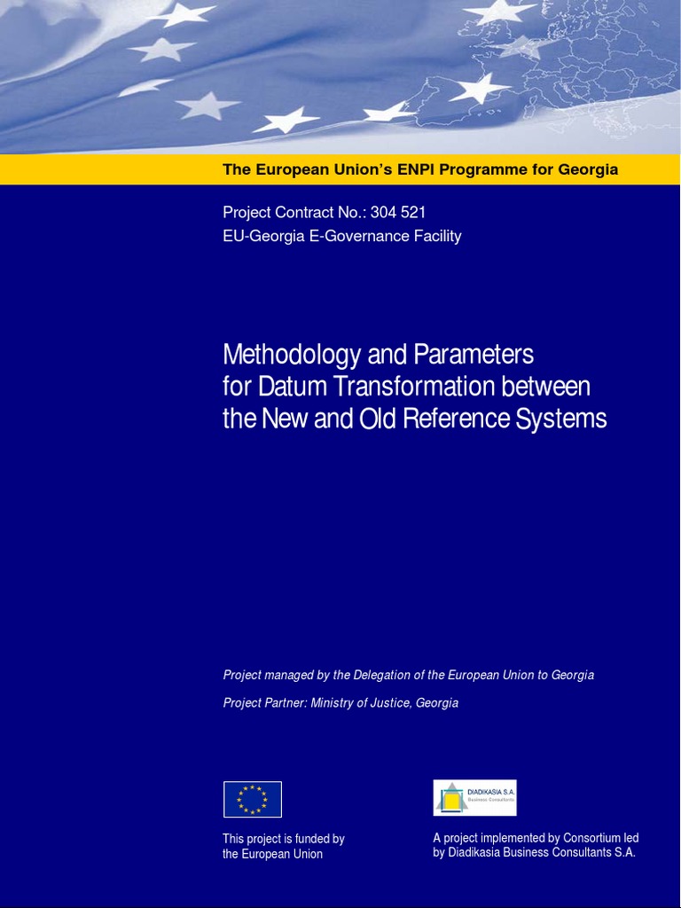Methodology and Parameters For Datum Transformation Between The New and ...