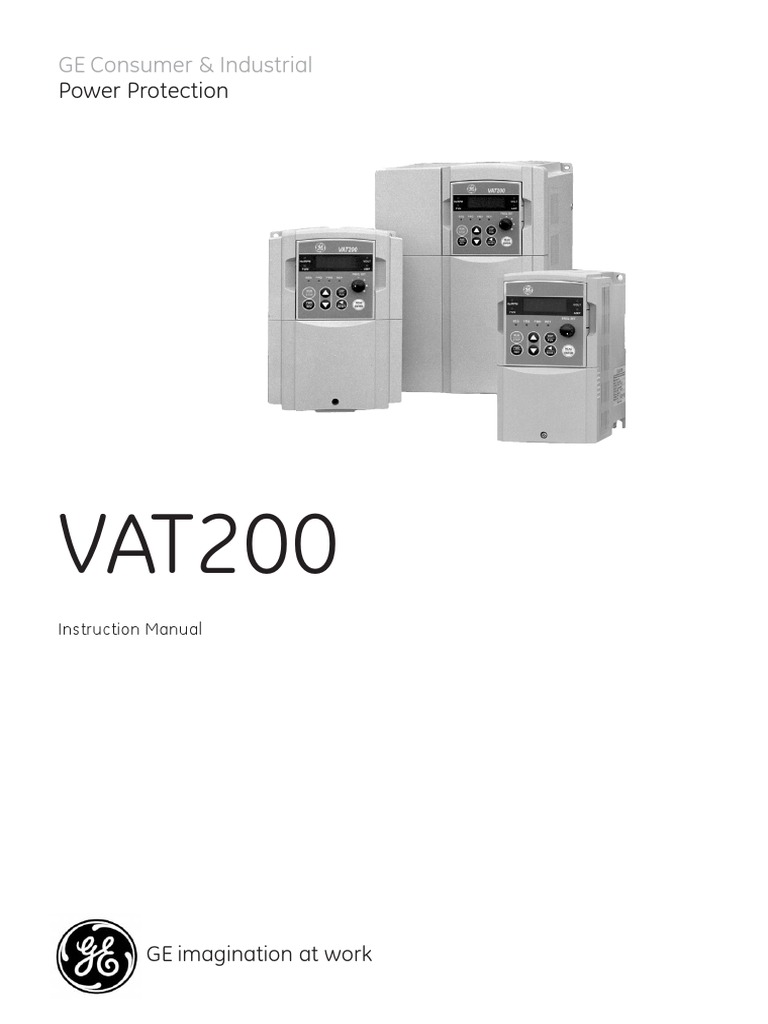 Ge Vat200 Manual | PDF | Power Inverter | Switch