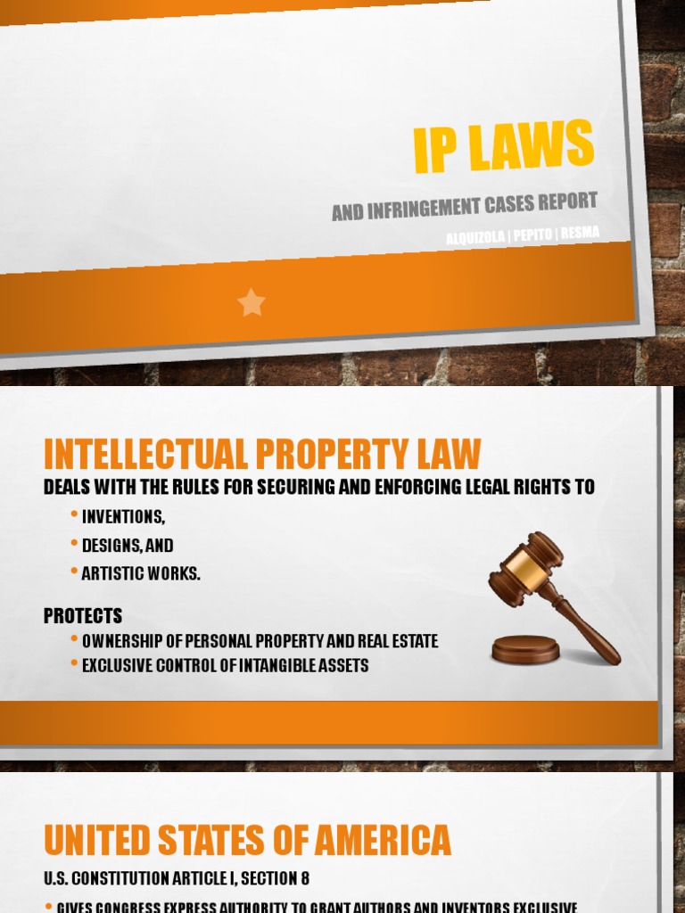 IP Laws US | PDF | Intellectual Property | Ownership