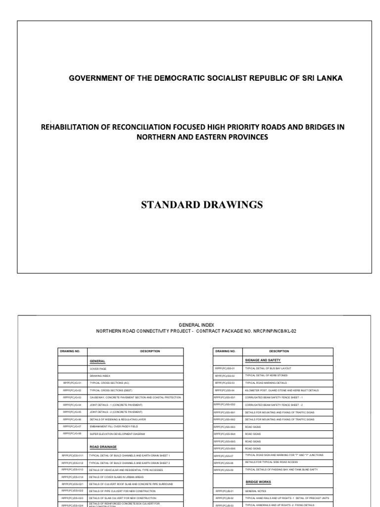 006 Standard Drawings Page 95 134 PDF | PDF | Road | Road Surface