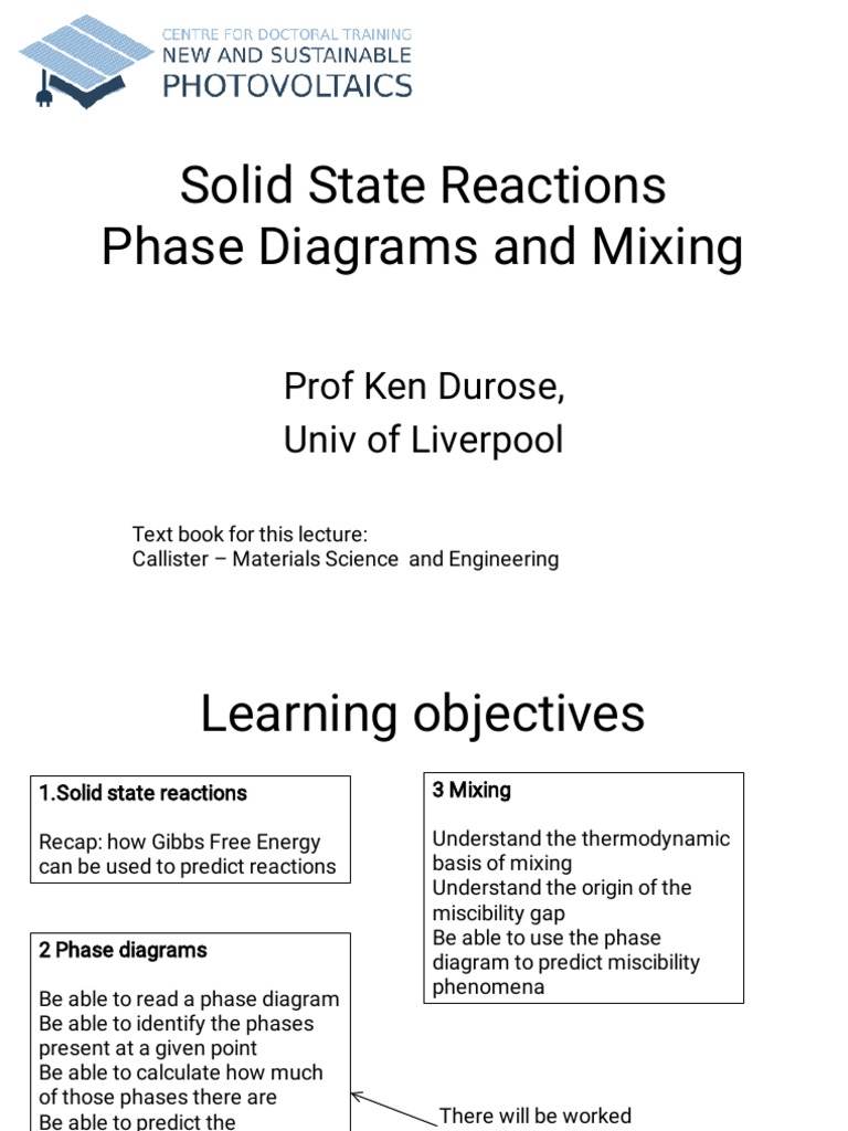 Phase Diagrams | PDF | Phase (Matter) | Nickel