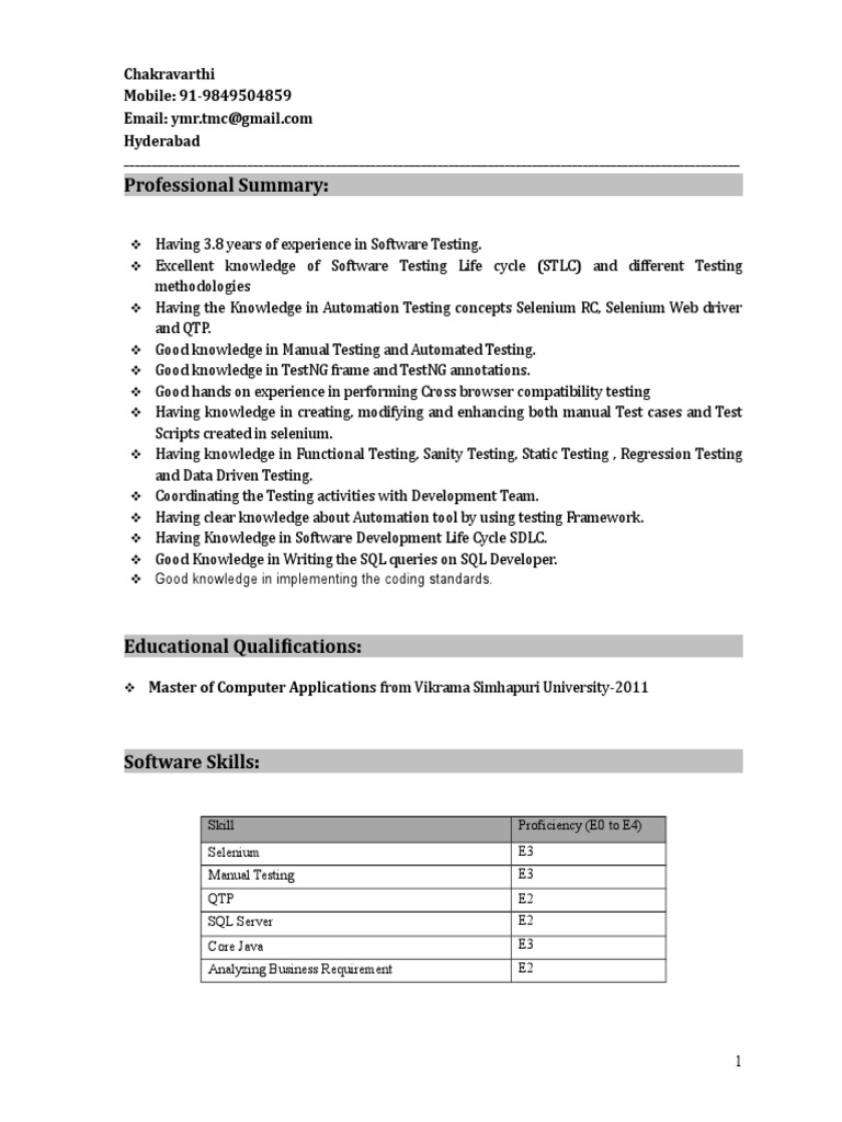 professional-summary-good-knowledge-in-implementing-the-coding