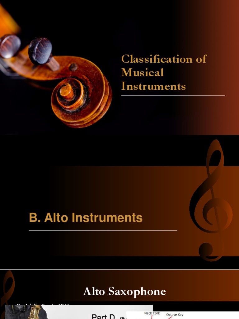 Classification of Musical Instruments | PDF | Saxophone | Musical ...