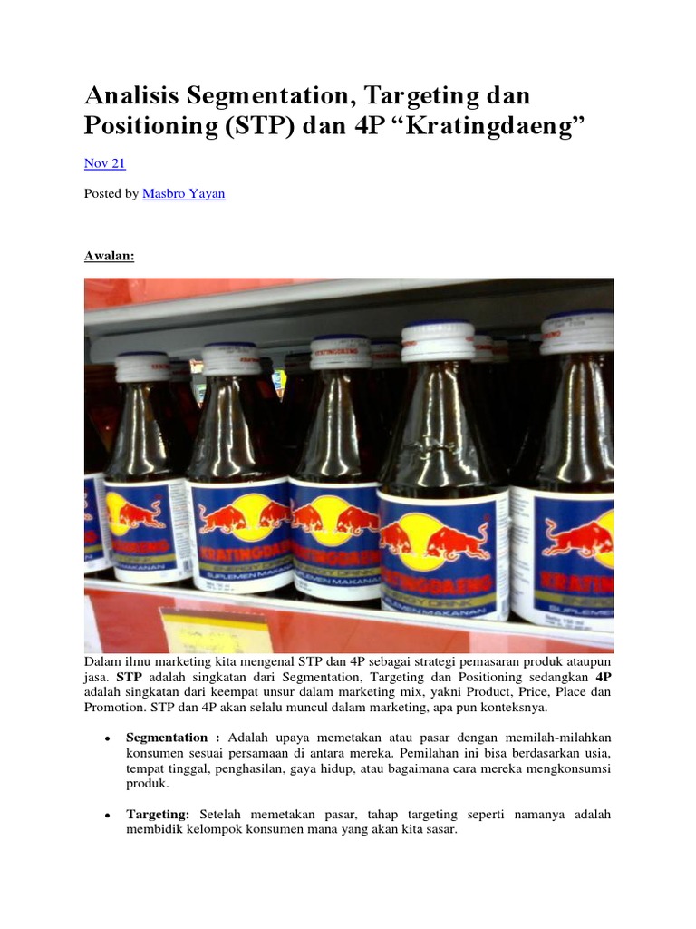 Analisis Segmentation | PDF