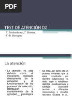 Test de Atencion d2 | PDF | Atención | Inteligencia