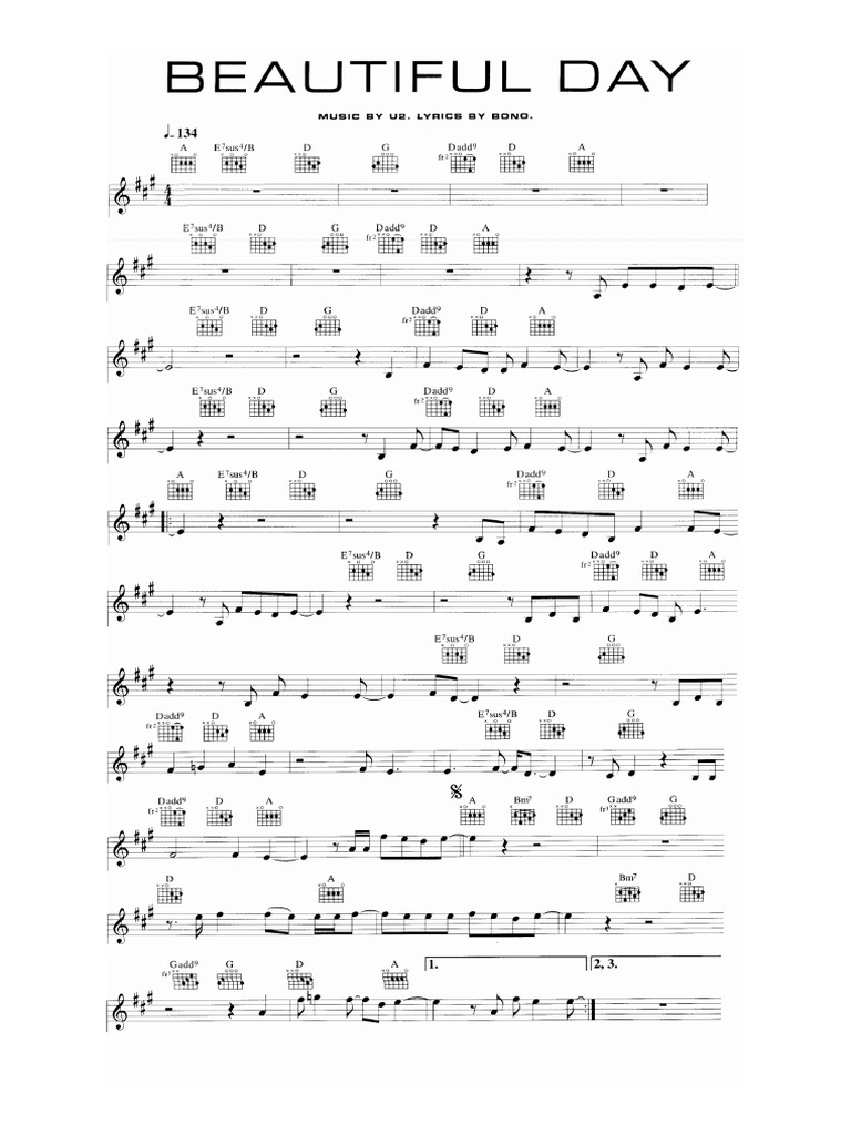 Beautiful Day | PDF