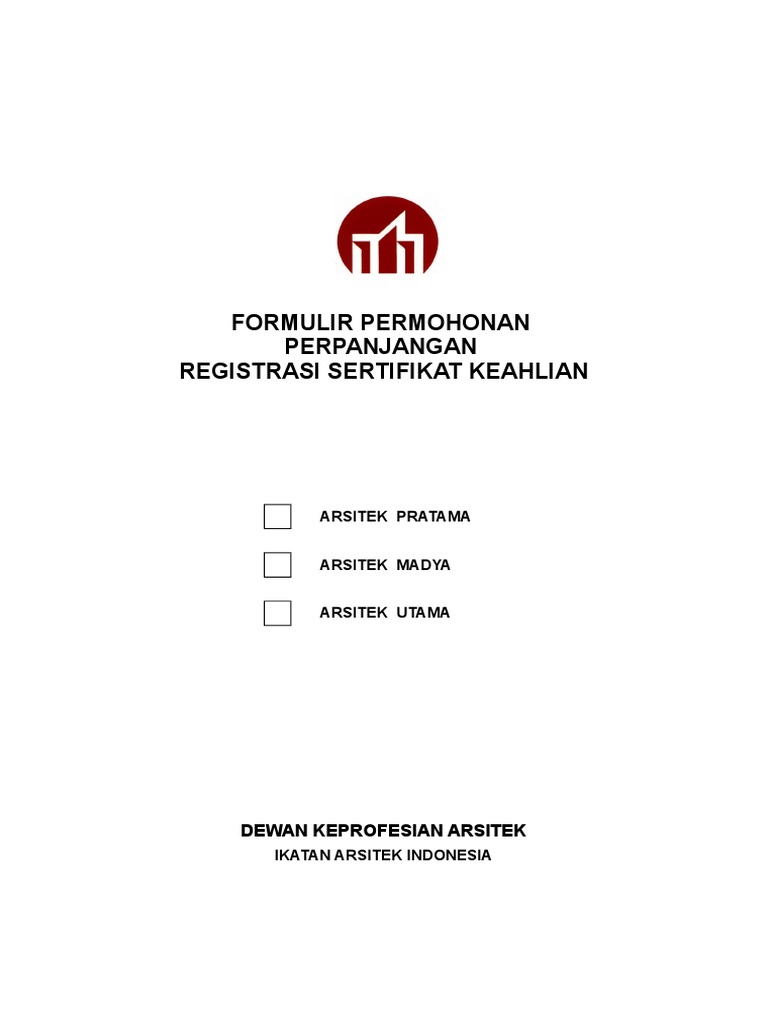Form Permohonan Perpanjangan SKA | PDF