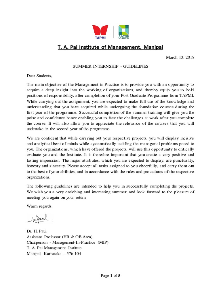 MIP 2018 Guidelines To Students | PDF | Evaluation | Data