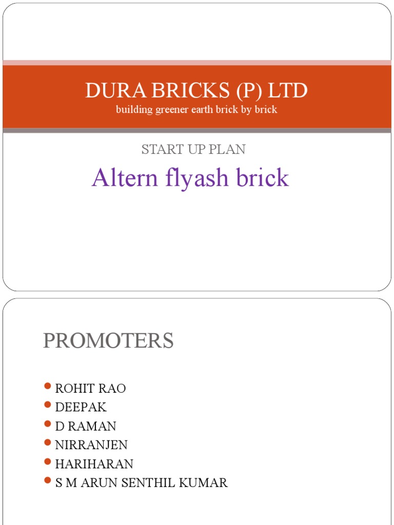 Dura Bricks (P) LTD: Altern Flyash Brick | PDF | Nature | Lime (Material)