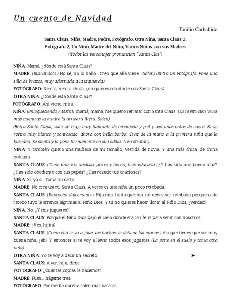 Un Cuento de Navidad ORIGINAL | PDF | Papá Noel | Ocio