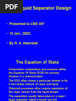 Fuel Gas K.O. Drum Vertical Separator Sizing - API 12J | PDF | Density ...