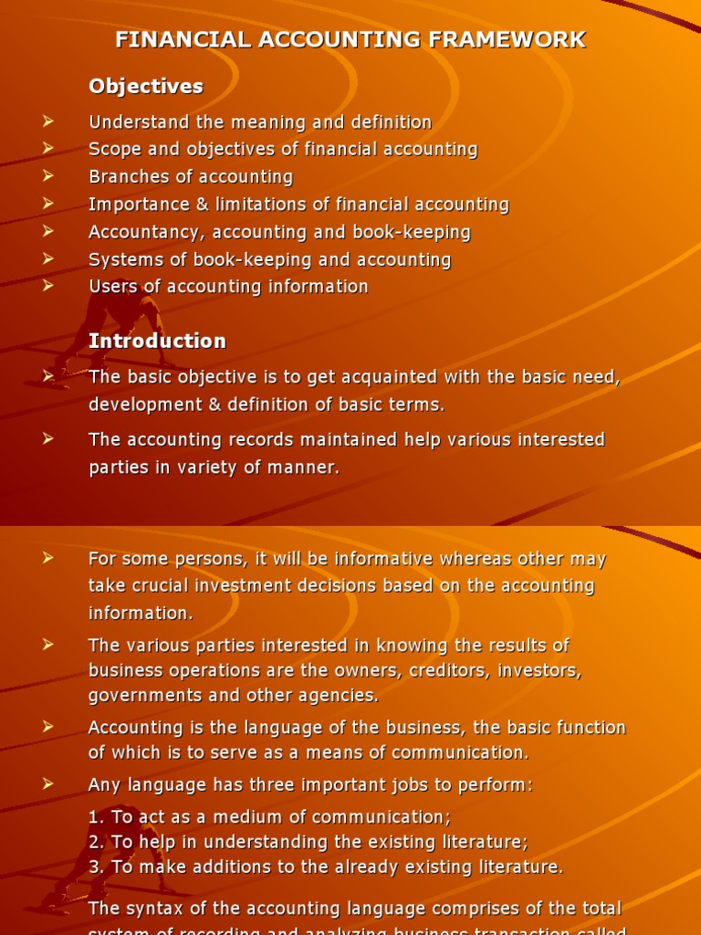 Financial Accounting Framework | PDF | Expense | Revenue