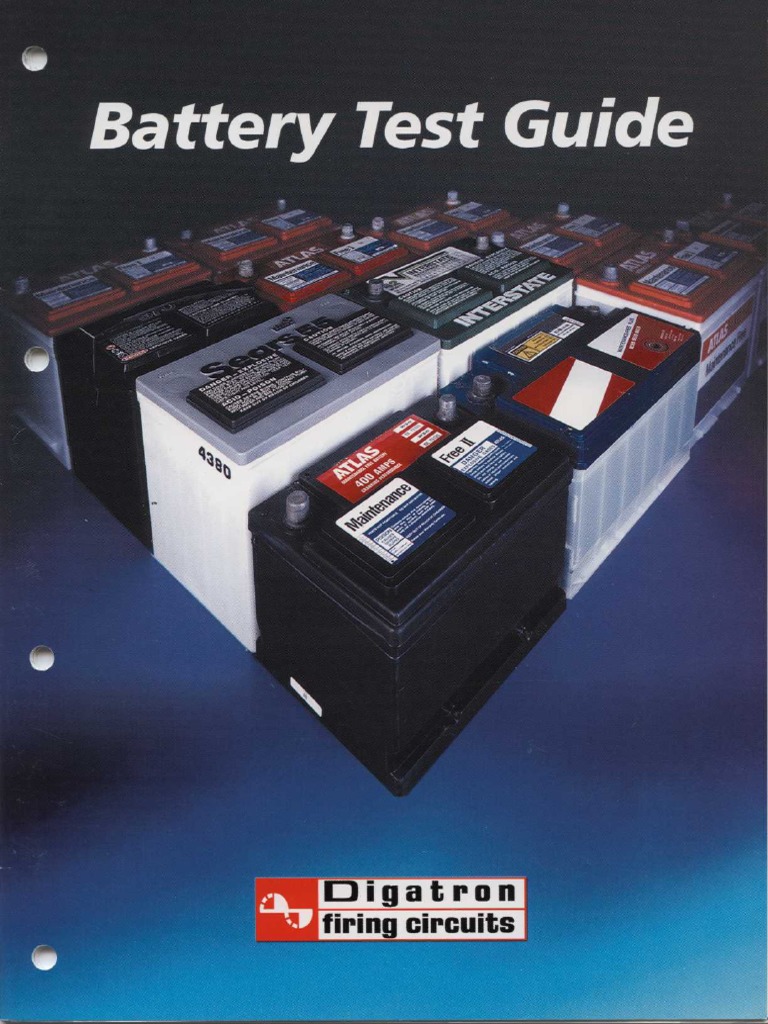 Battery Test Guide PDF | PDF
