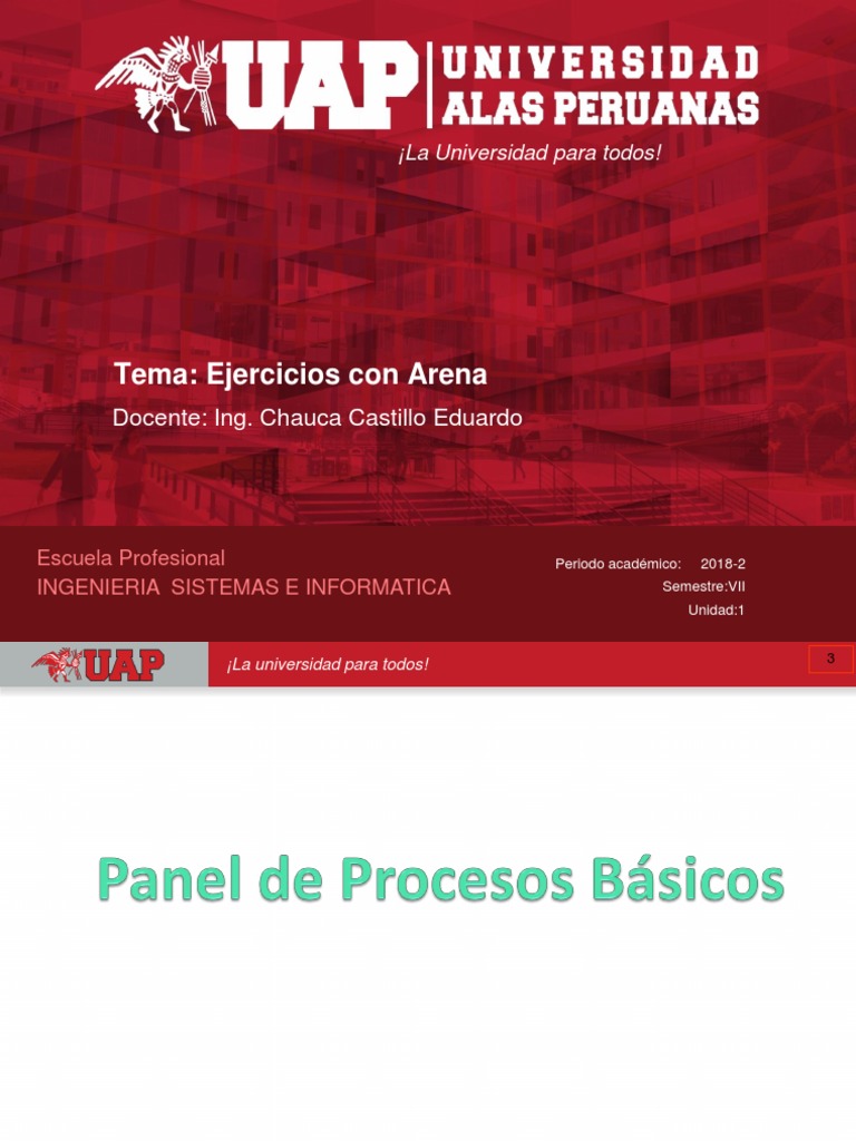 SEM3 Ejercicios Con Arena | PDF