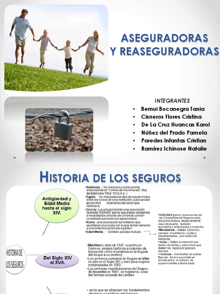 ASEGURADORAS | PDF | Reaseguro | Póliza de seguros