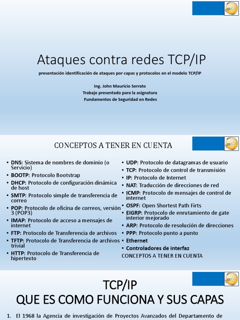 Identificación de Ataques Por Capas y Protocolos en El Modelo TCP-IP | PDF | Ataque de ...