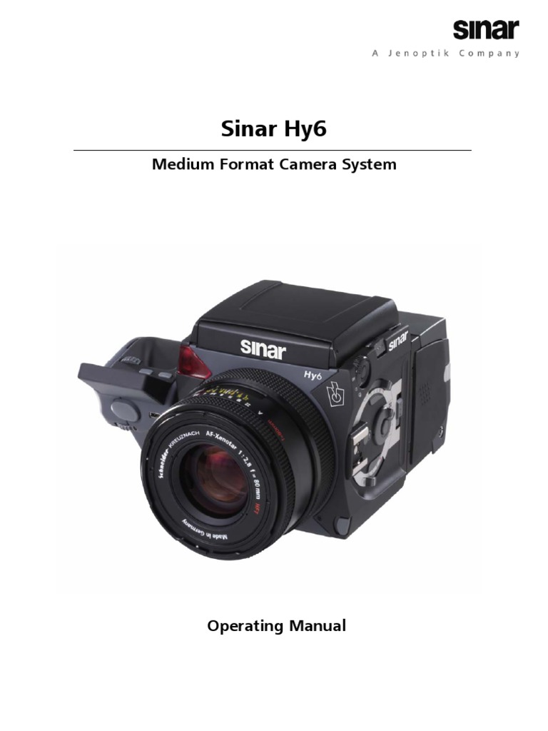 Sinar Hy6 | PDF | Camera | Flash (Photography)
