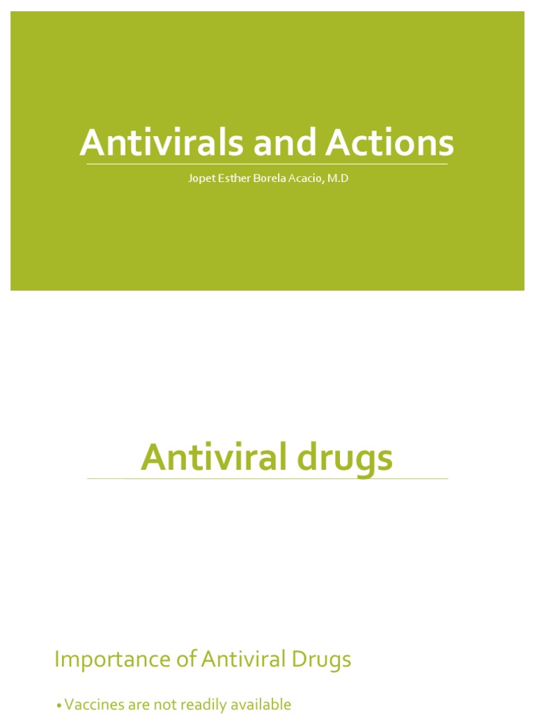 Antivirals and Mechanism of Action | Antiviral Drug | Virus | Free 30 ...