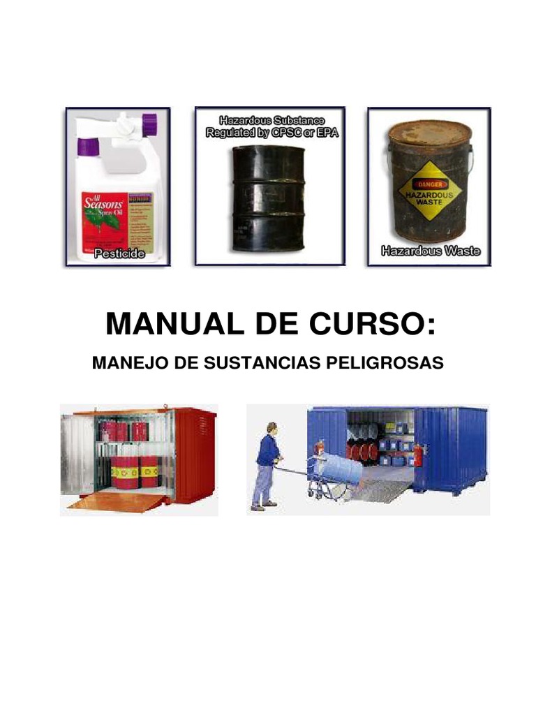 Manejo de Sustancias Peligrosas | PDF | Material explosivo | Oxígeno