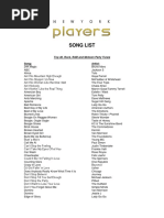 Diddy Party List | PDF | American Musicians | Musicians