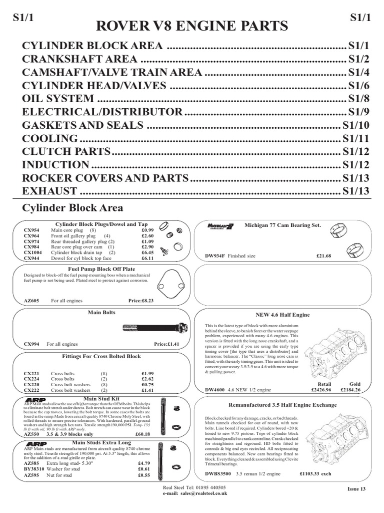 Real Steel Catalogue | PDF | Engines | Mechanical Engineering