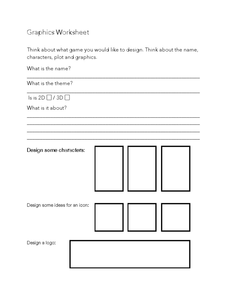 Graphics Worksheet Aa | PDF