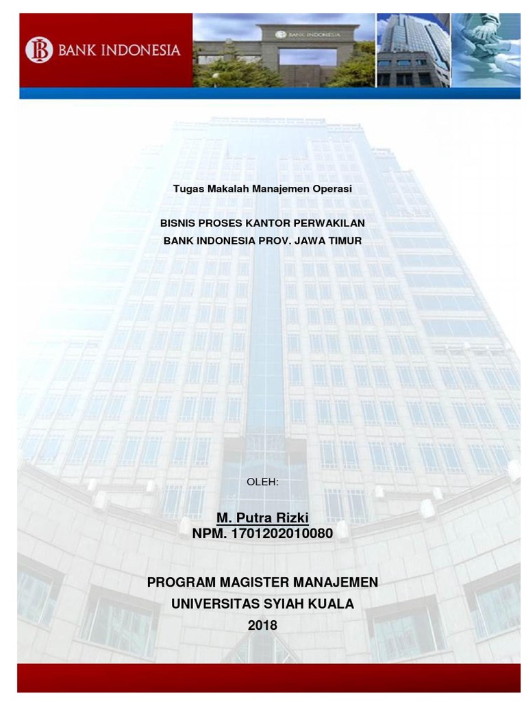 M. Putra Rizki-1701202010080 - Tugas Manajemen Operasi MM Unsyiah 70B ...